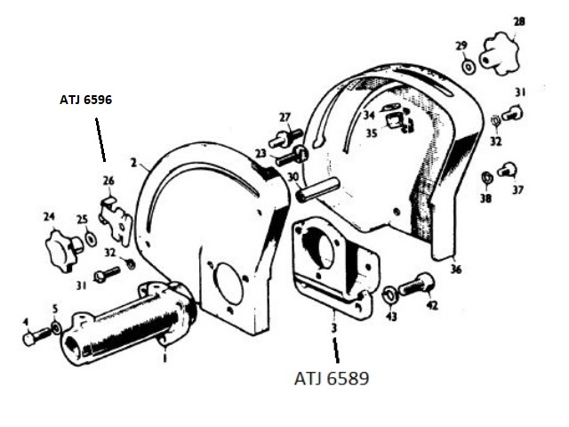 ATJ6596 - Hydraulic quadrant indicator | Tractor Spare Parts