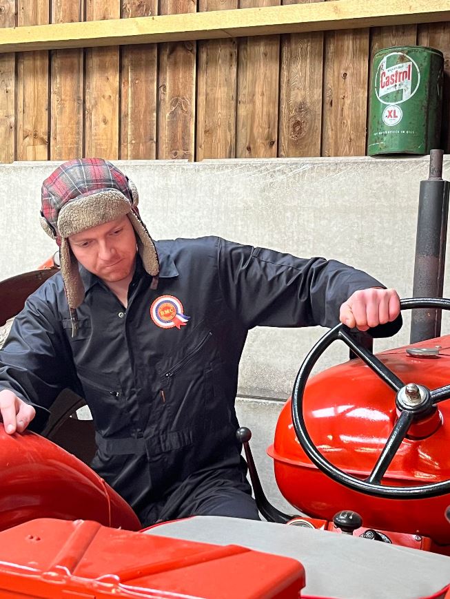 Nuffield And Bmc Tractor Overall Black Large Tractor Spare Parts