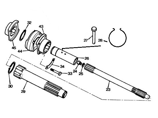 BH606141 - Coupling drive bolt | Tractor Spare Parts